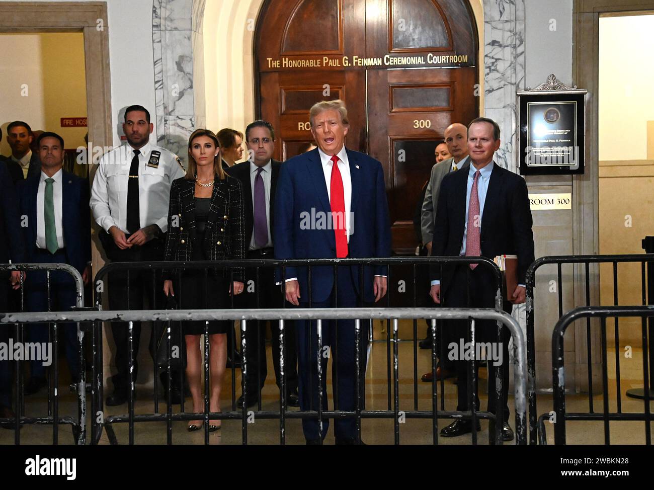 New York, United States. 10th Jan, 2024. Former United States President ...