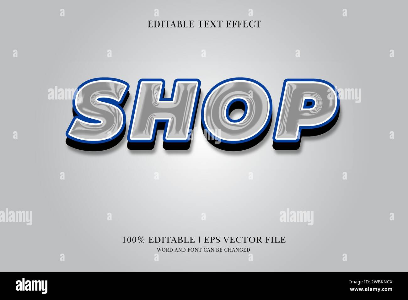 Kids 3d editable text effect template hi-res stock photography and images - Alamy