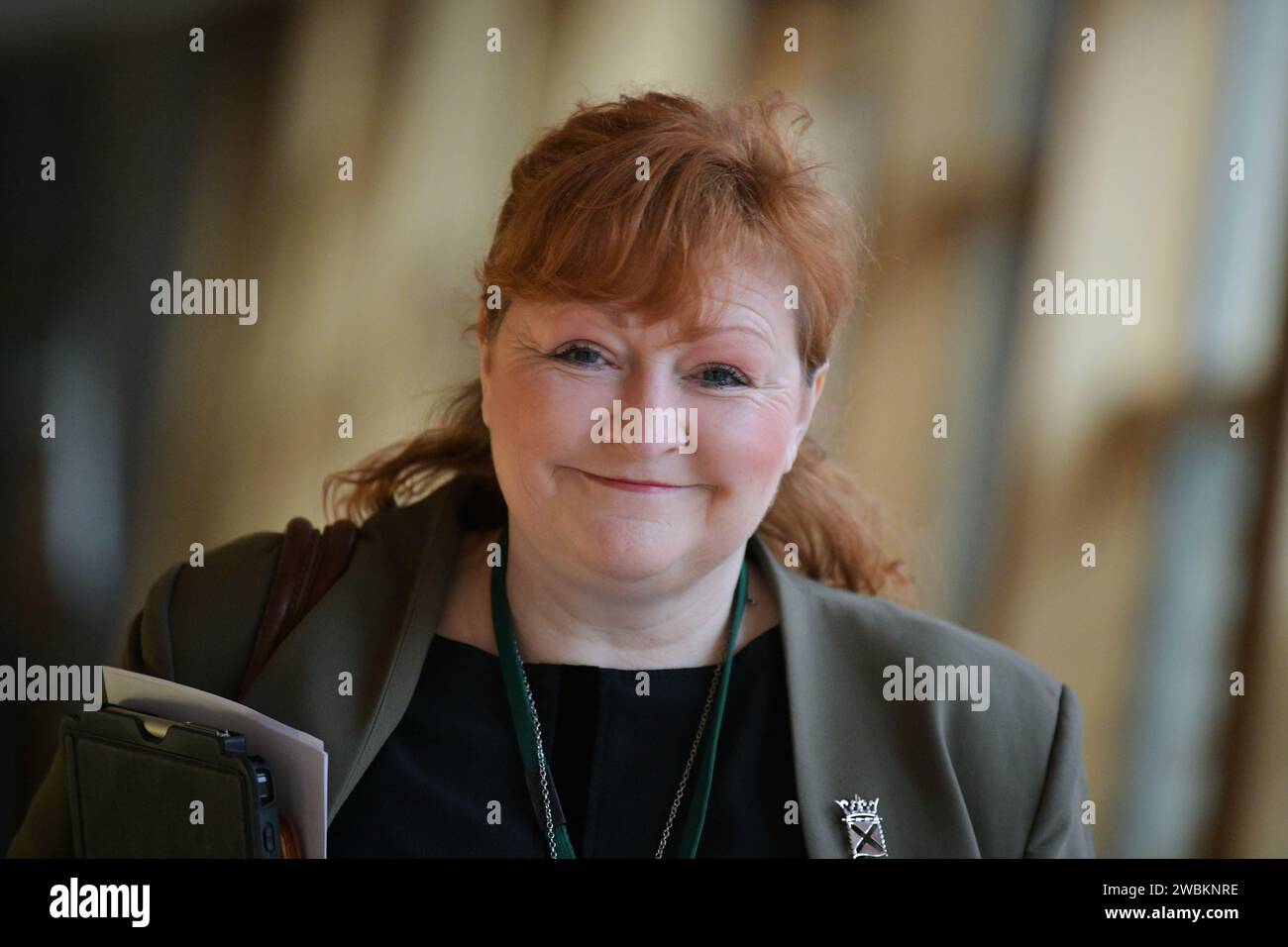 Edinburgh Scotland, UK 11 January 2024. Emma Harper MSP at the Scottish ...