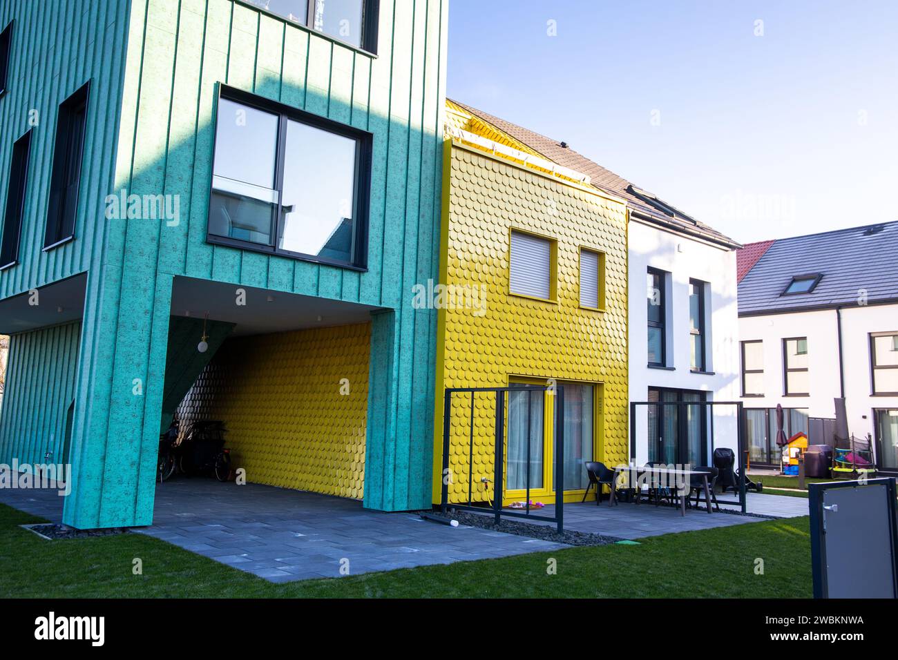 Single-family homes in Mannheim's Franklin neighbourhood on the site of ...
