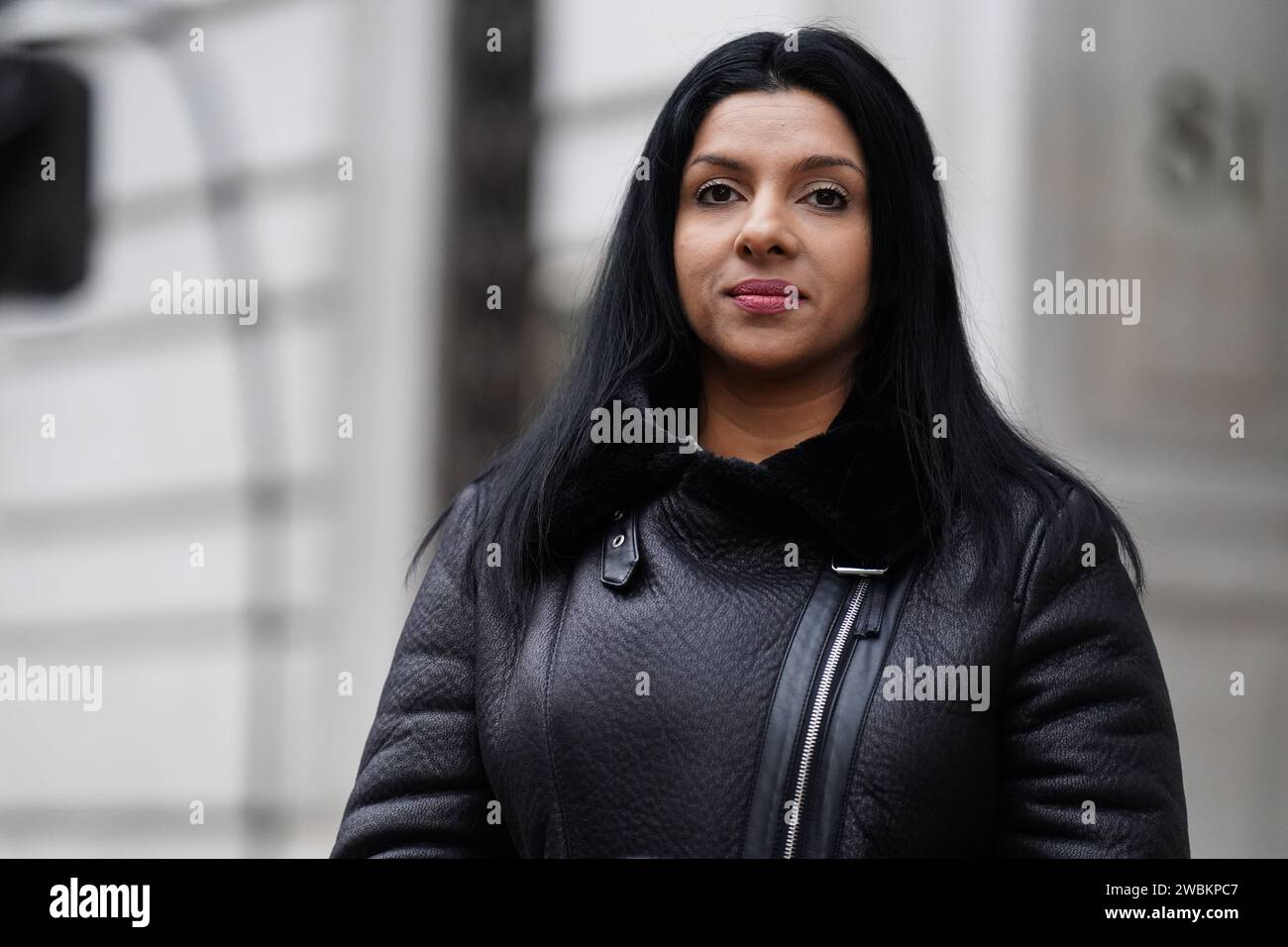 Former subpostmistress Shazia Saddiq at Aldwych House, central London ...