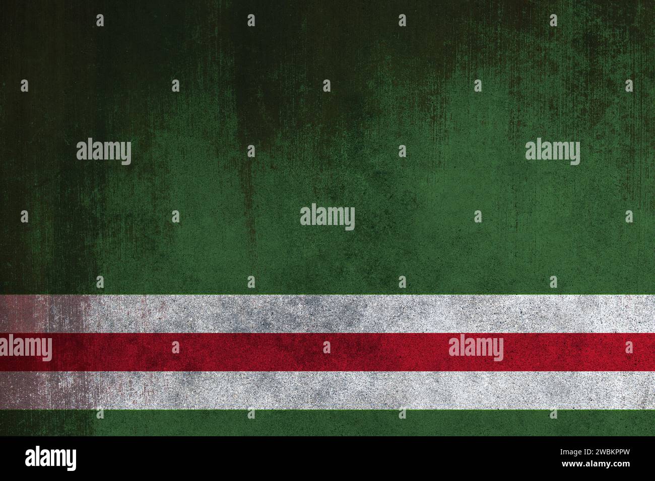 Flag of Chechen Republic of Ichkeria, Fabric flag of Chechen Republic ...