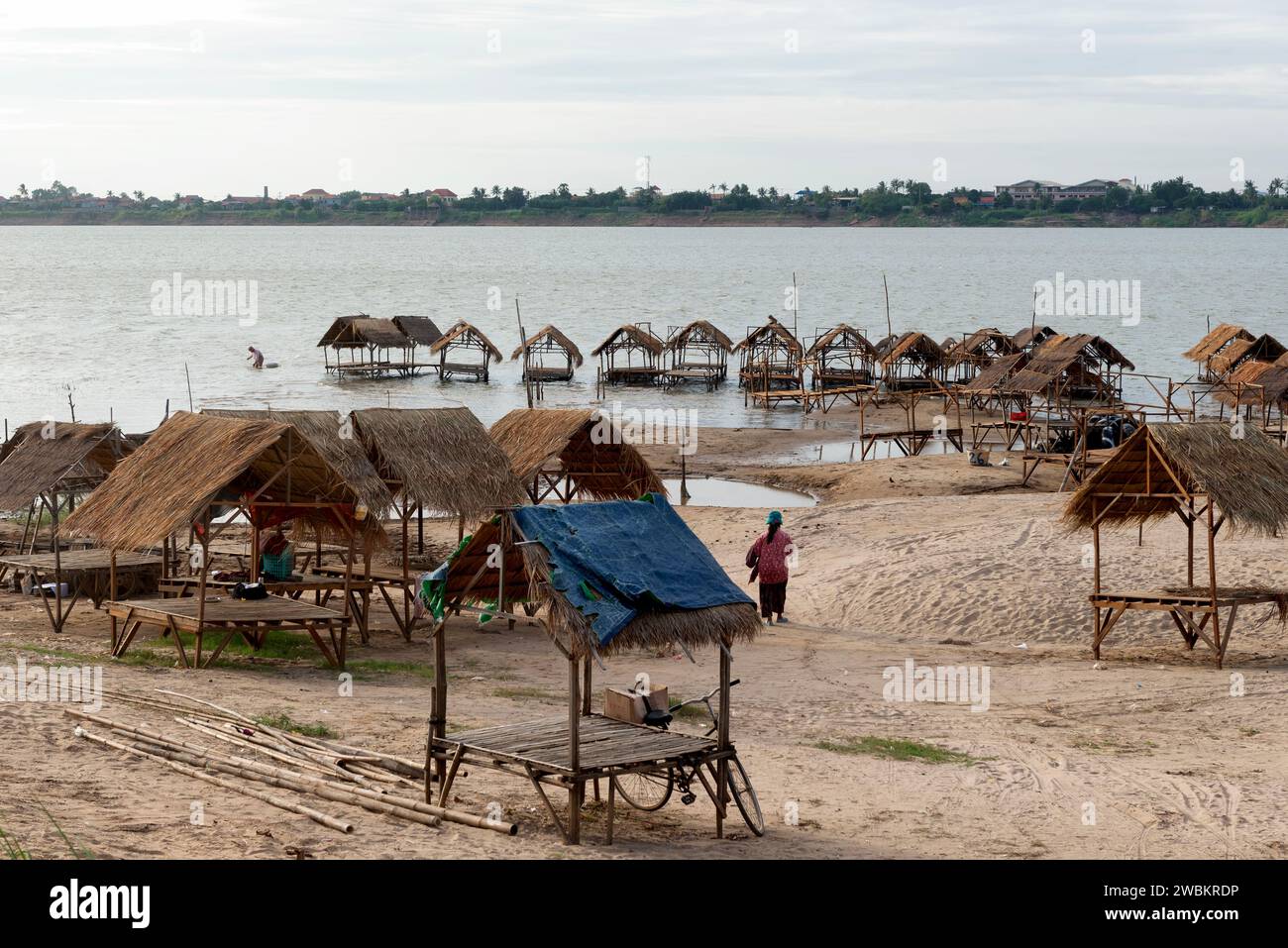 View of Koh Dach beach, Silk Island, Cambodia Stock Photo - Alamy