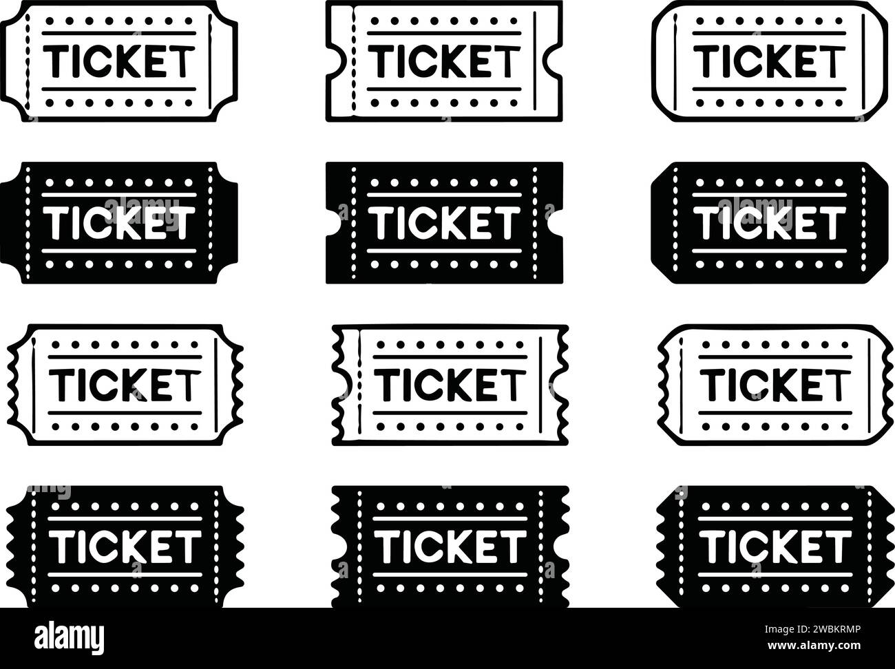 Tickets of Cinema, theater, concert, play, party, event, festival ...
