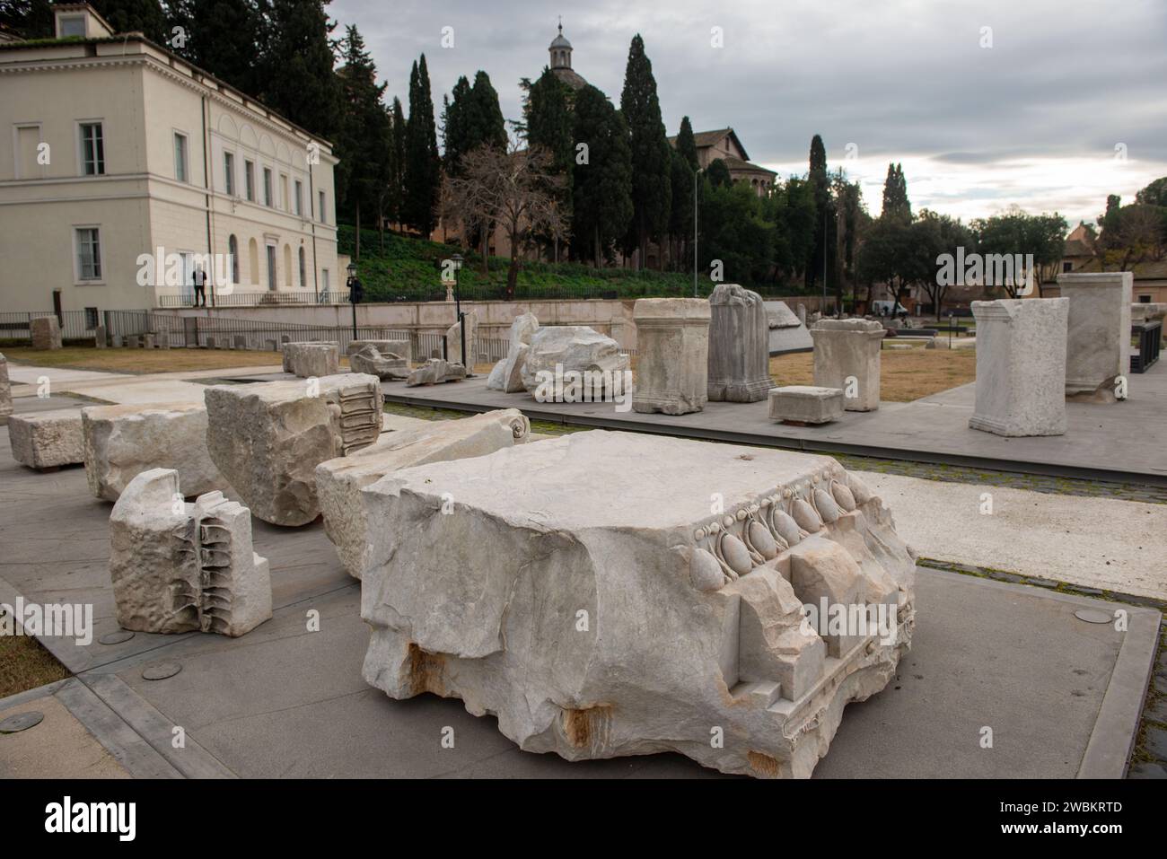 January 11, 2024 - Rome, Italy: Opening of the Celio Archaelogical Park ...