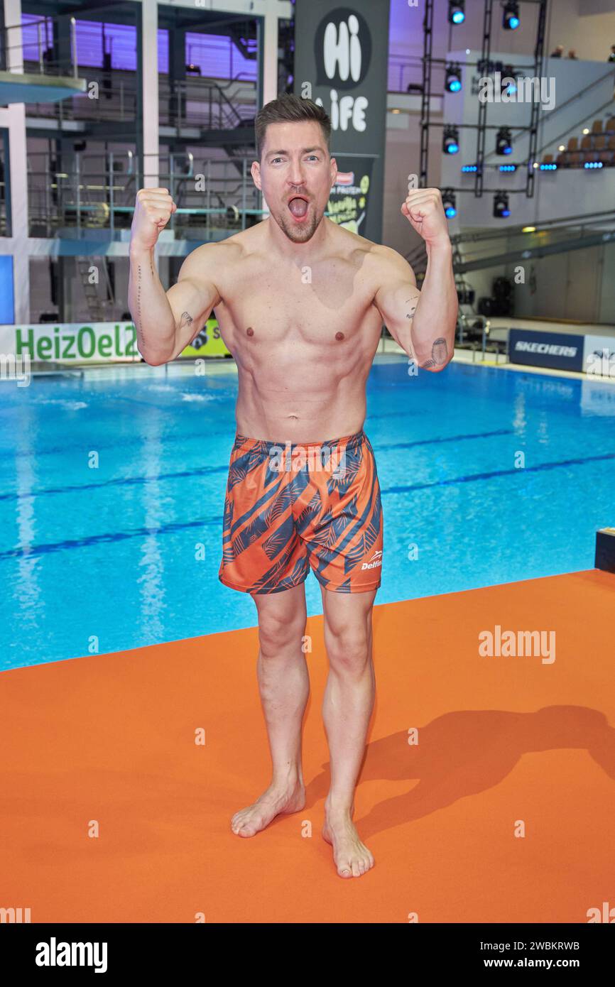 Philipp Boy - Teilnehmer des RTL Turmspringen 2024 im Berliner Velodrom ...
