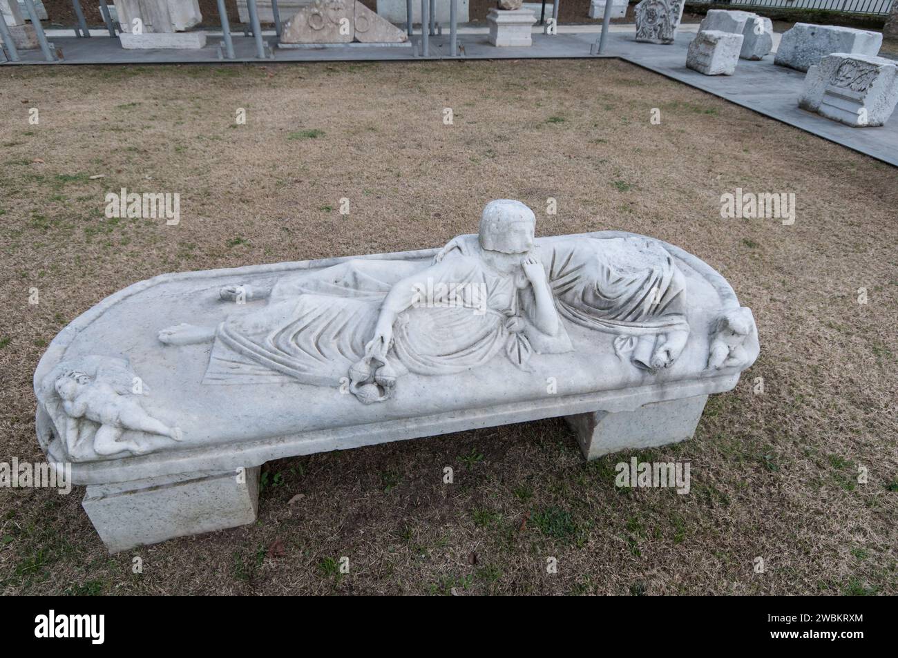 Rome, Italy. 11th Jan, 2024. Archaeological findings from the Roman ...