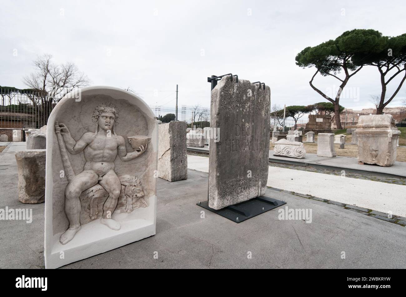 Rome, Italy. 11th Jan, 2024. Archaeological findings from the Roman ...