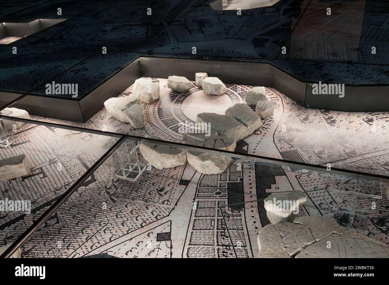 Map of the archaeological monuments hi-res stock photography and images ...