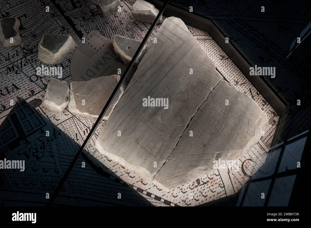 Rome map 11th hi-res stock photography and images - Alamy