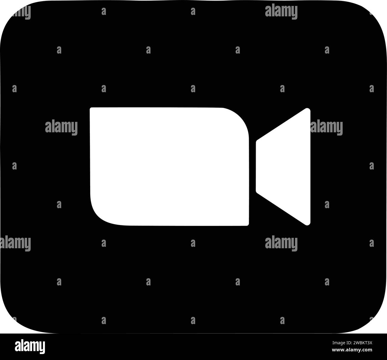 Zoom app logo. Application for video communications with cloud platform ...