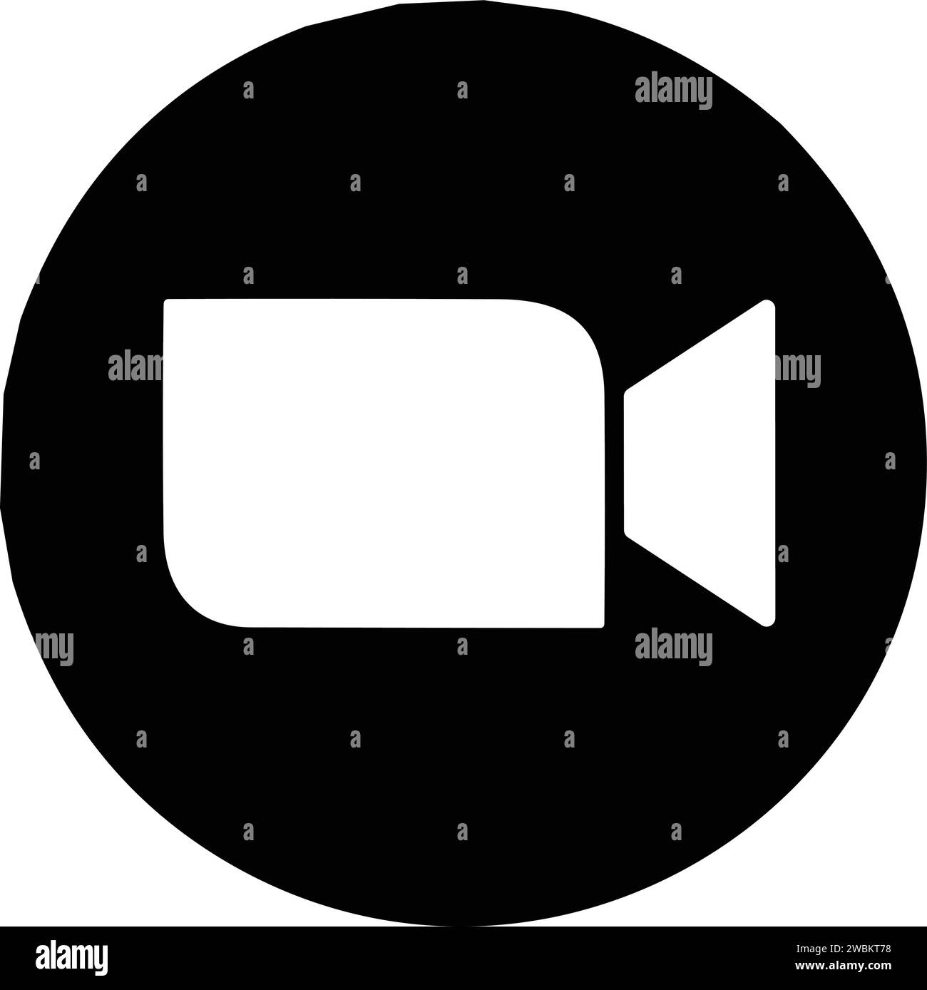 Zoom app logo. Application for video communications with cloud platform ...