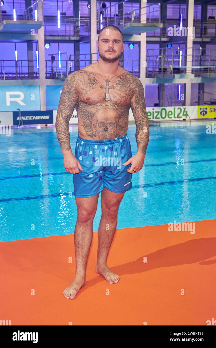 Nico Legat - Teilnehmer des RTL Turmspringen 2024 im Berliner Velodrom ...