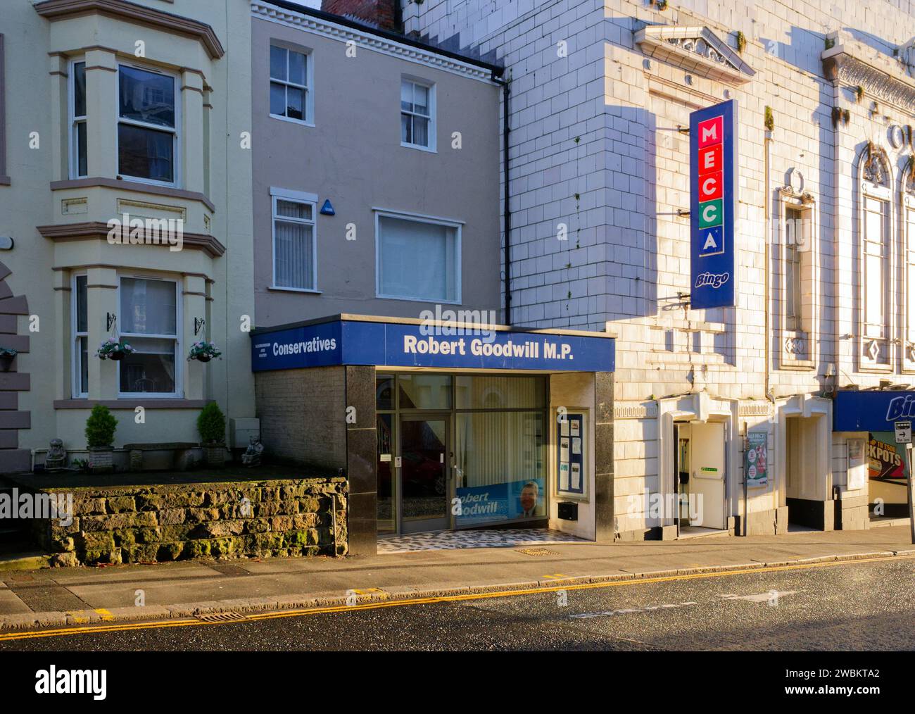 Office of Conservative MP Robert Goodwill in the centre of Scarborough ...