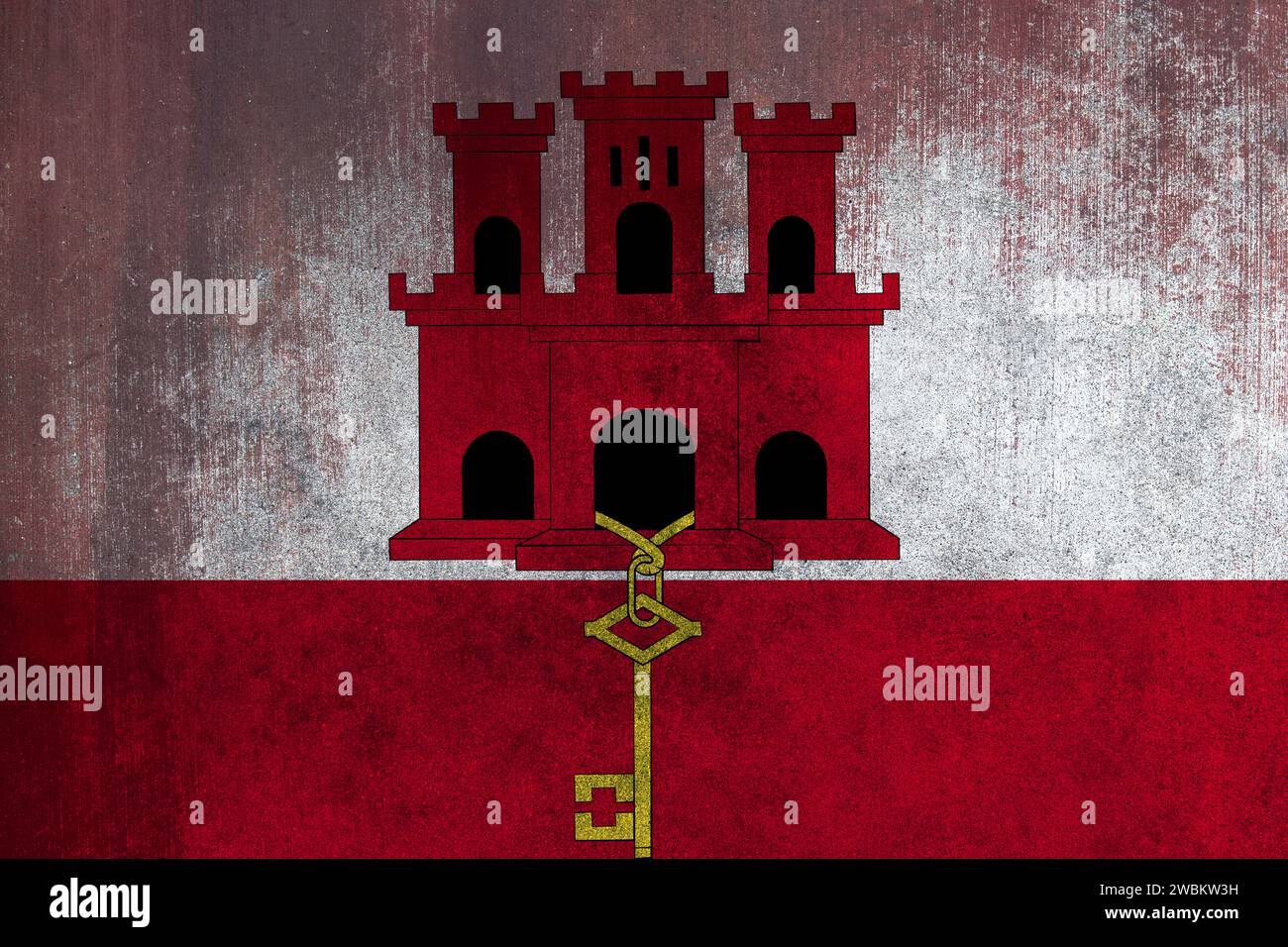 Flag of Gibraltar, Fabric flag of Gibraltar, Gibraltar National Flag ...