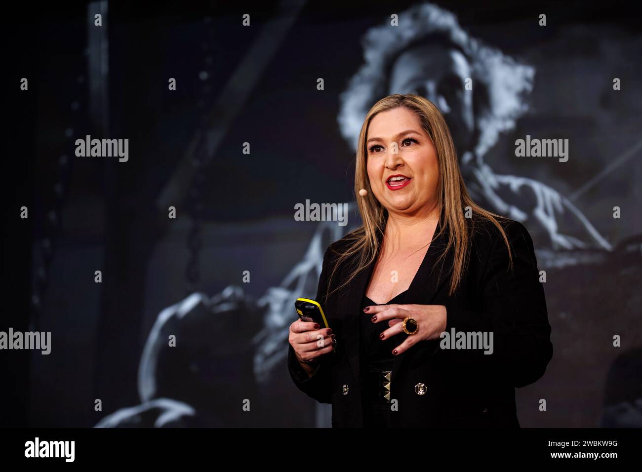 Munich, Germany. 11th Jan, 2024. Cathy Hackl, founder and chief ...