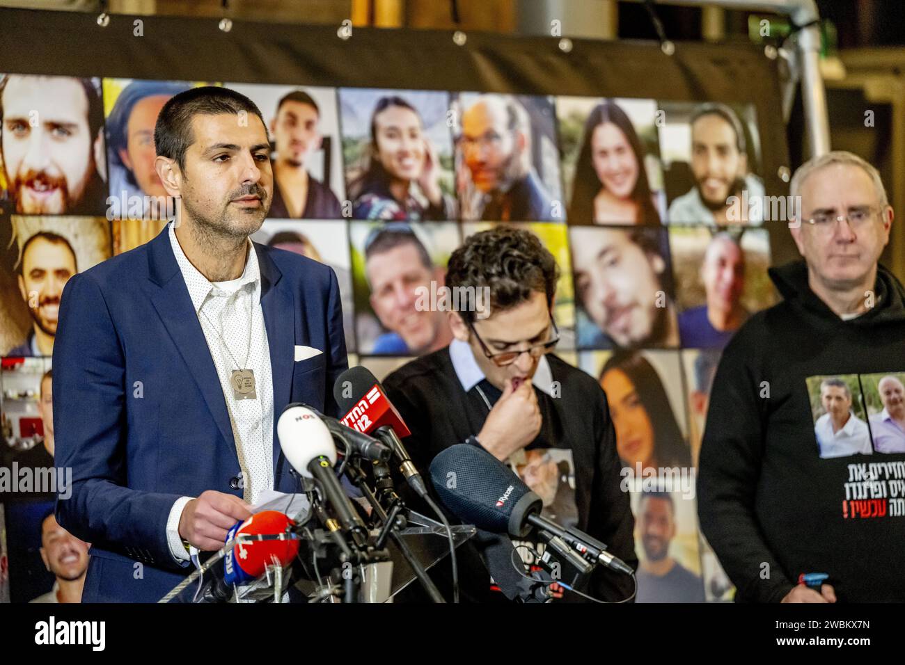 THE HAGUE - Michael Levi during a press conference of the Israeli ...