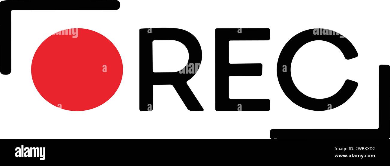 Recording symbol hi-res stock photography and images - Alamy