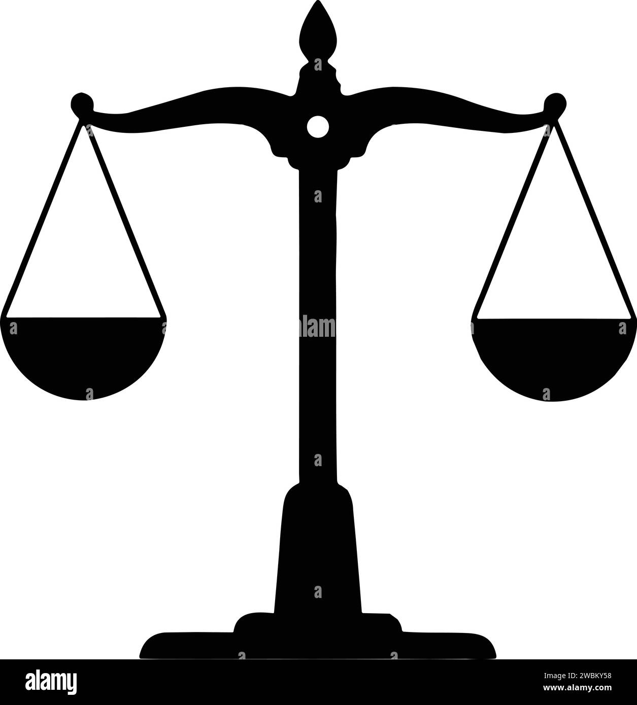 Weight Scale Icon. Scale icon in flat style. Libra symbol, balance sign ... Weight Scale Icon. Scale icon in flat style. Libra symbol, balance sign ...