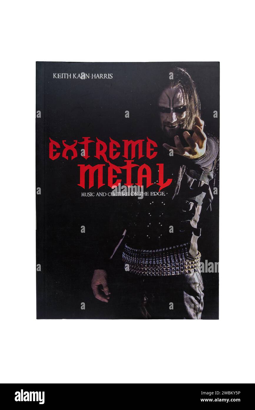 Keith Kahn-Harris - Extreme Metal. Book cover, isolated on white ...