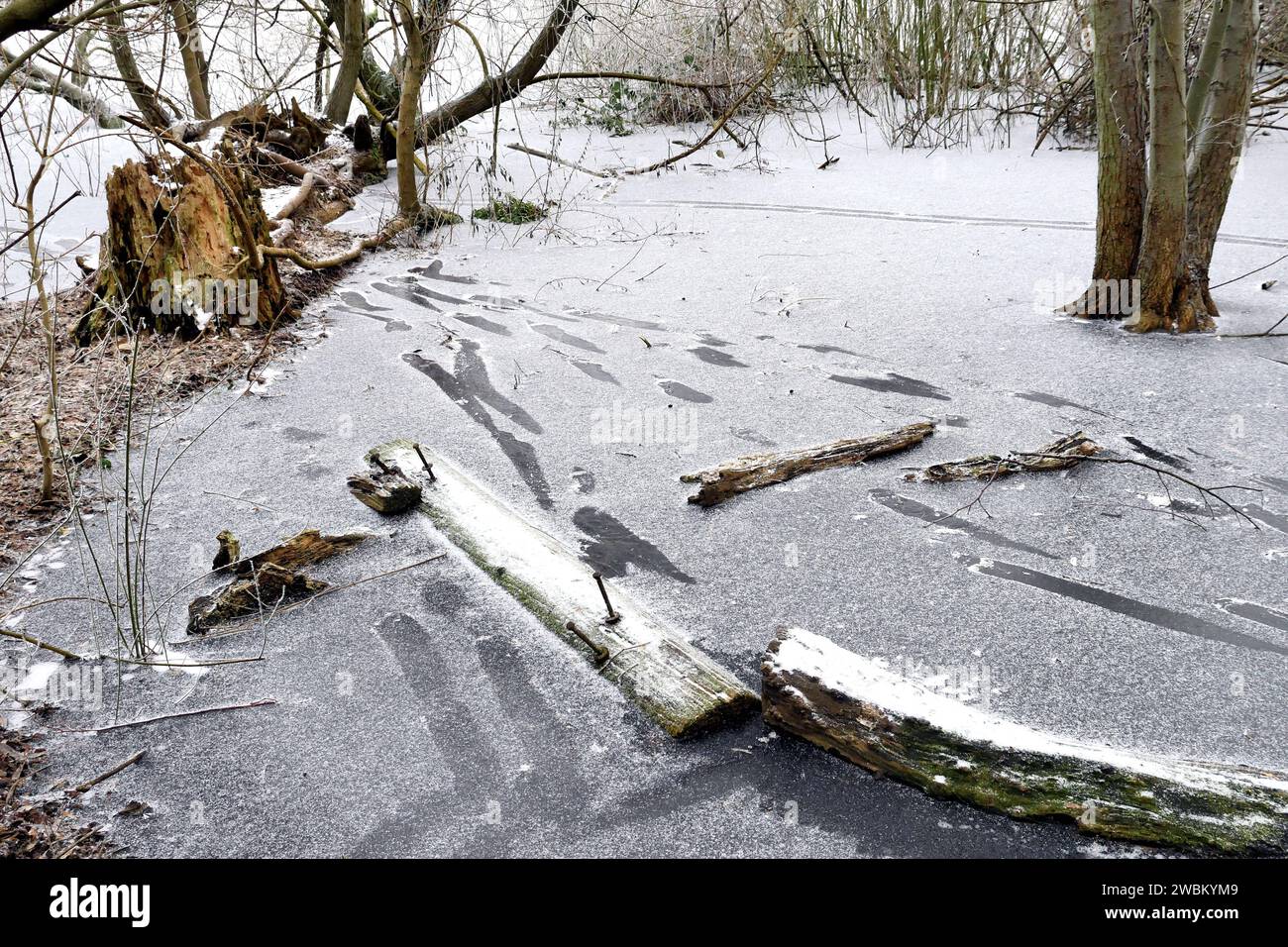 Schlitterspuren hi-res stock photography and images - Alamy