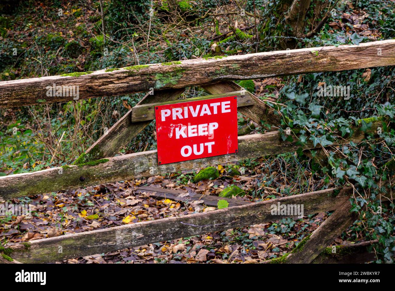 Sign on gate out in hi-res stock photography and images - Alamy