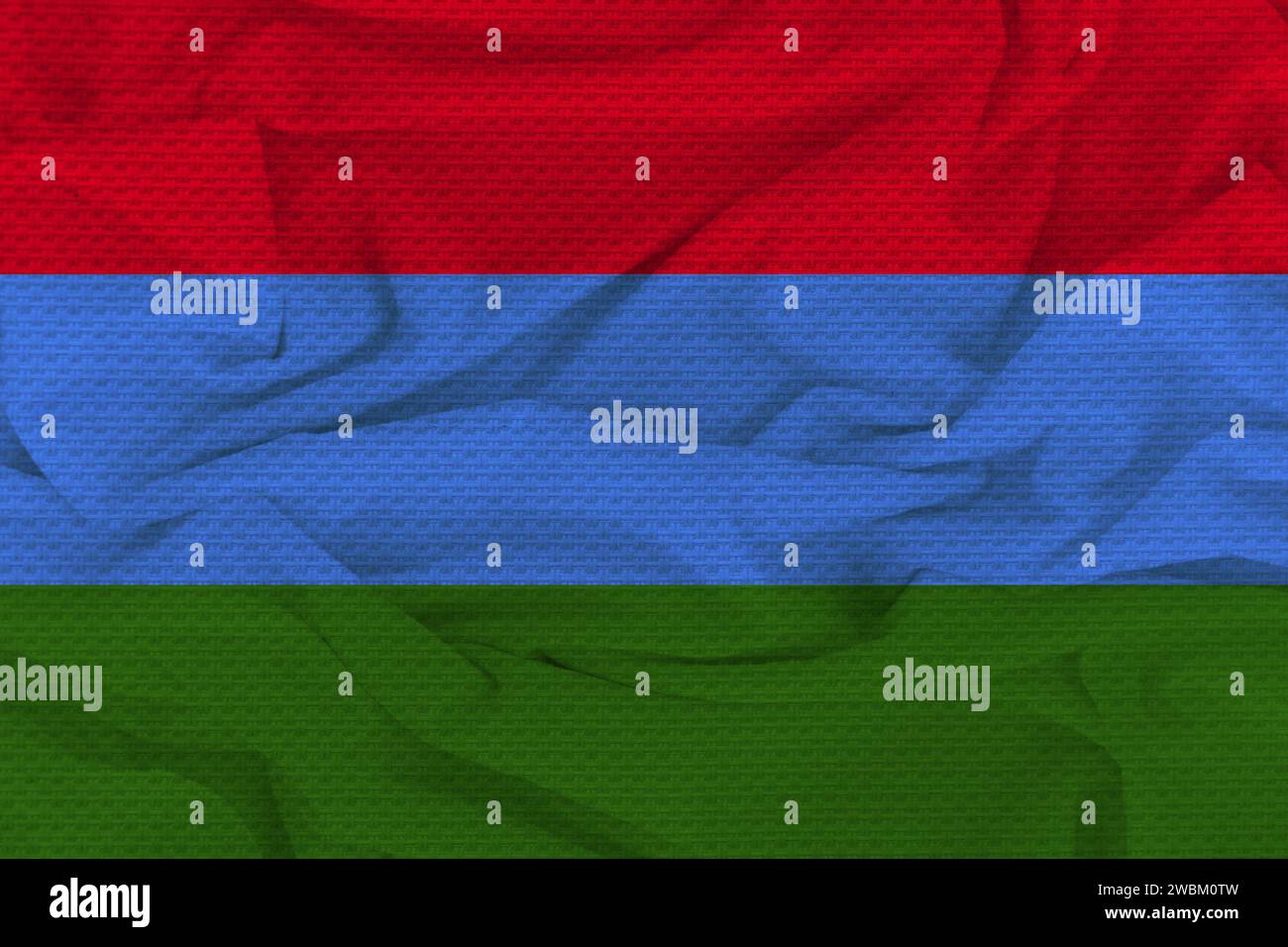 Flag of Karelia, Fabric flag of Karelia. Karelia National Flag, Fabric ...