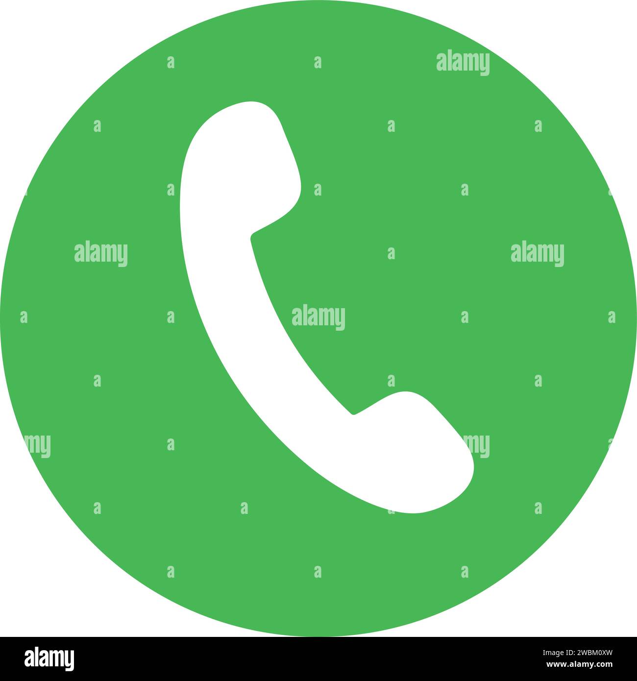 Phone call icon answer, accept call icon with green button , Contact us ...