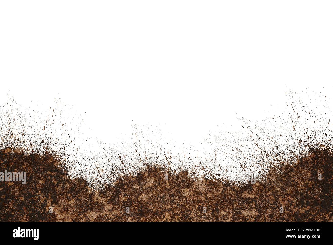 mud splash isolated on white background Stock Photo - Alamy
