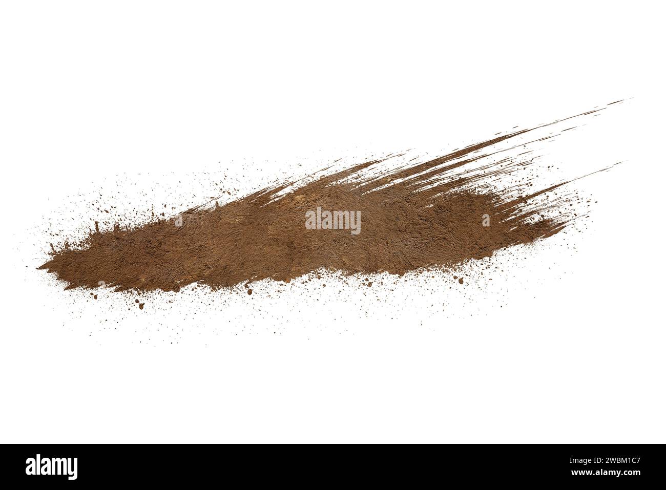 mud splash isolated on white background Stock Photo - Alamy