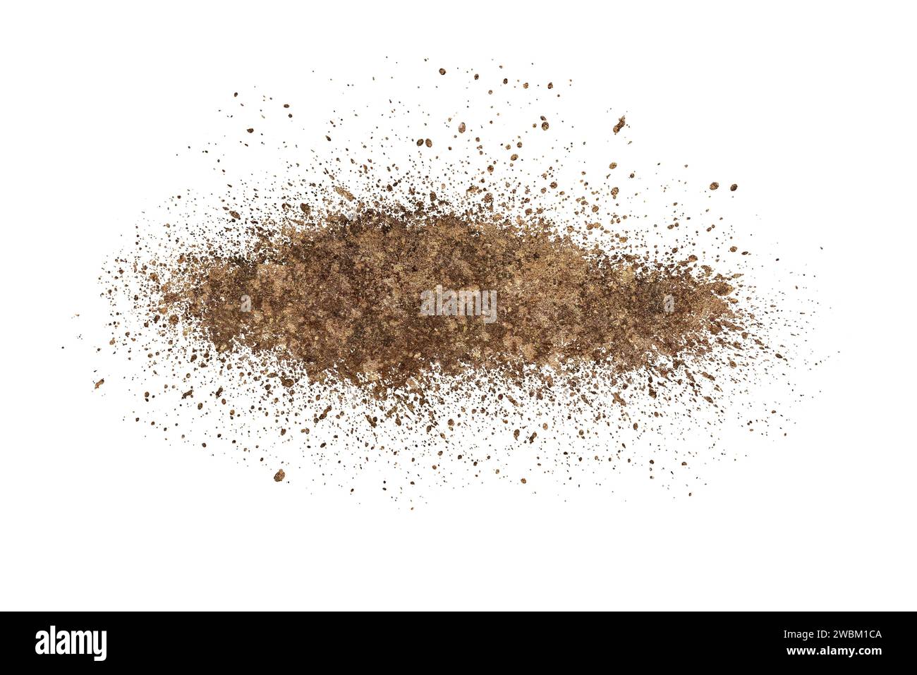 mud splash isolated on white background Stock Photo - Alamy