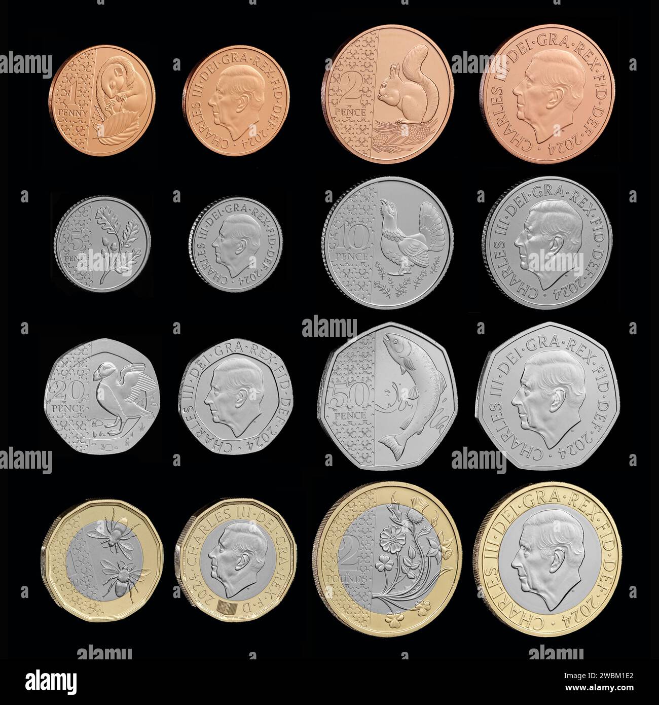 2024 united kingdom coin set hi-res stock photography and images - Alamy