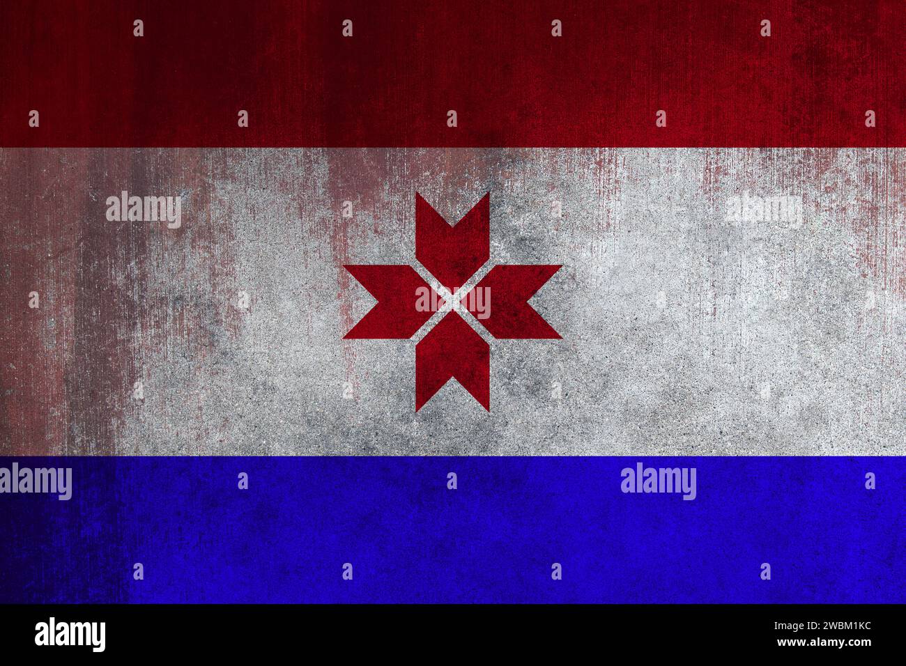 Flag of Mordovia, Fabric flag of Mordovia. Mordovia National Flag ...
