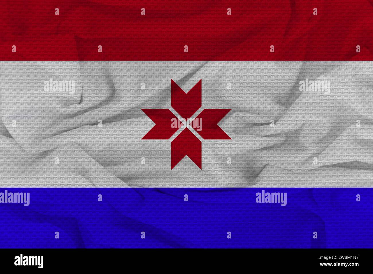 Flag of Mordovia, Fabric flag of Mordovia. Mordovia National Flag ...
