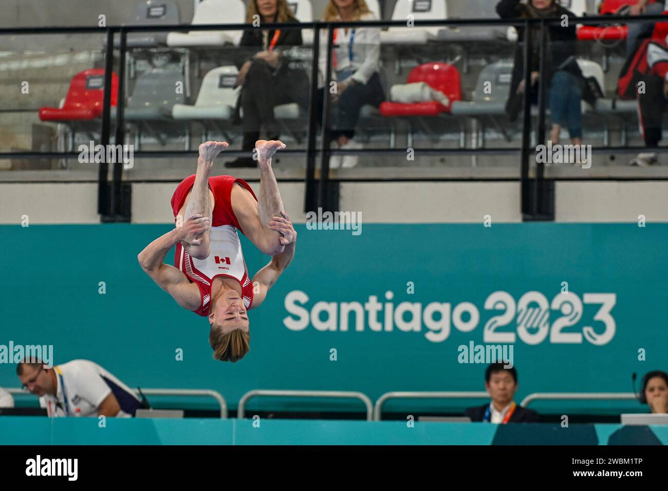 Santiago, Chile, October 23, 2023, Felix Dolci (CAN) during Gymnastics ...