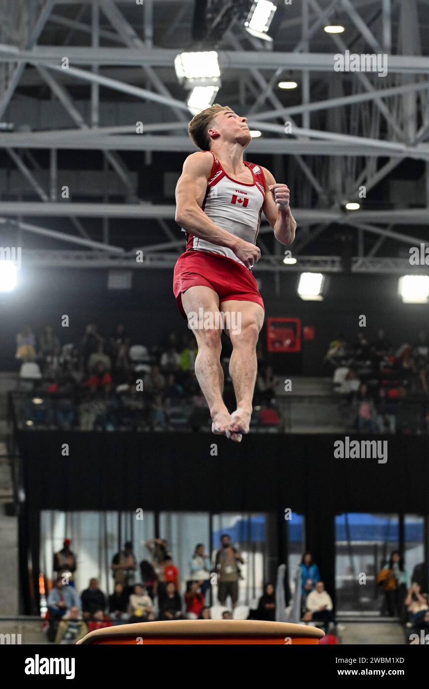 Santiago, Chile, October 23, 2023, Felix Dolci (CAN) during Gymnastics ...