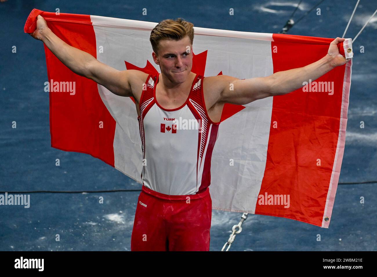 Santiago, Chile, October 23, 2023, Felix Dolci (CAN) during Gymnastics ...