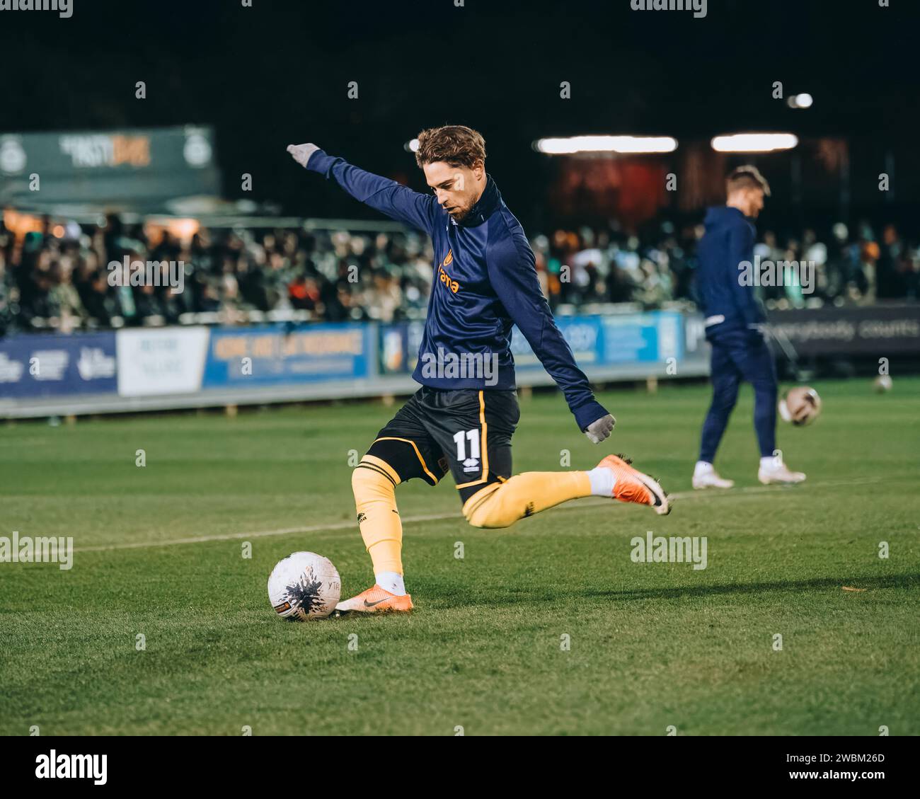 Jordan Young Warms up before the game Stock Photo - Alamy