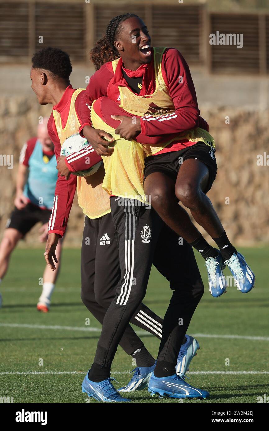 Marbella, Spain. 11th Jan, 2024. Standard's Hakim Sahabo pictured ...