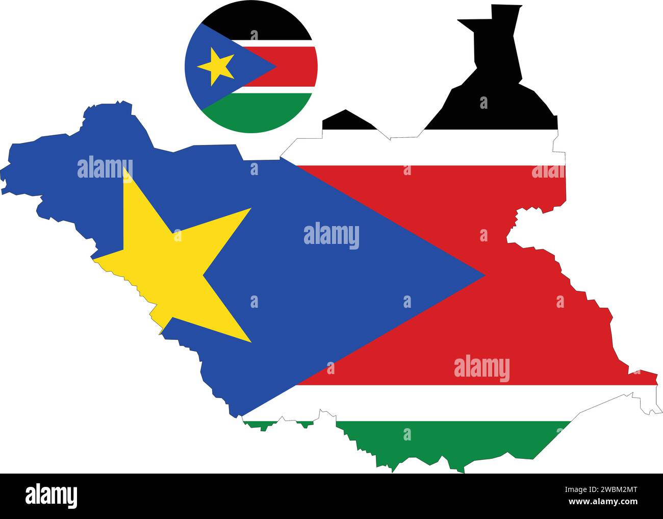 Sudan map hi-res stock photography and images - Alamy