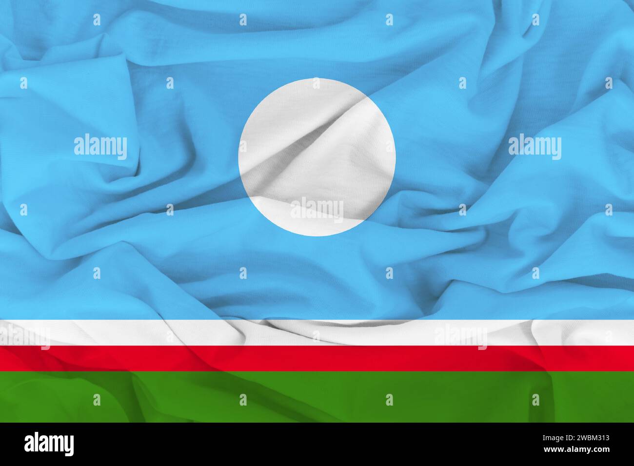Flag Of Sakha Republic Fabric Flag Of Sakha Republic Sakha Republic