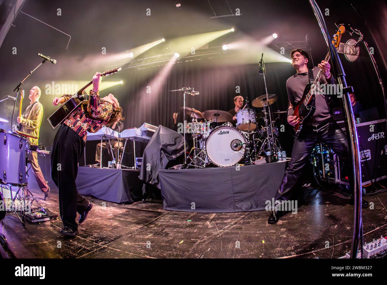 Milan Italy. 10th Jan 2024. The German band GIANT ROOKS performs live ...