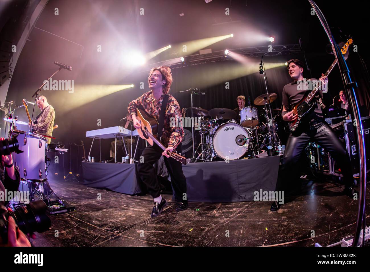 Milan Italy. 10th Jan 2024. The German band GIANT ROOKS performs live ...