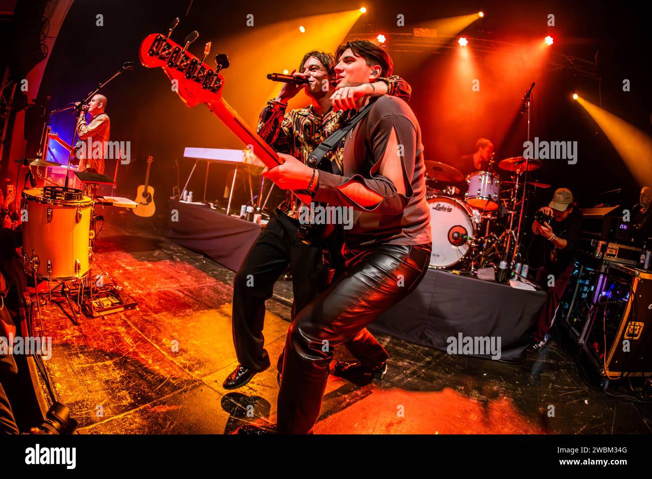 Milan Italy. 10th Jan 2024. The German band GIANT ROOKS performs live ...