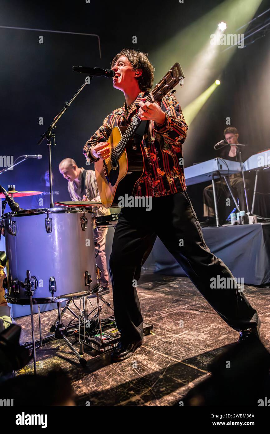 Milan Italy. 10th Jan 2024. The German band GIANT ROOKS performs live ...