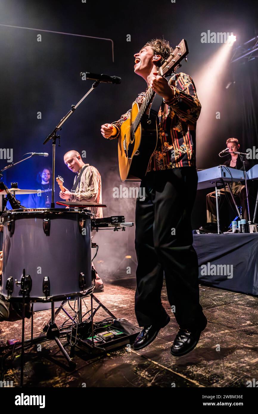 Milan Italy. 10th Jan 2024. The German band GIANT ROOKS performs live ...