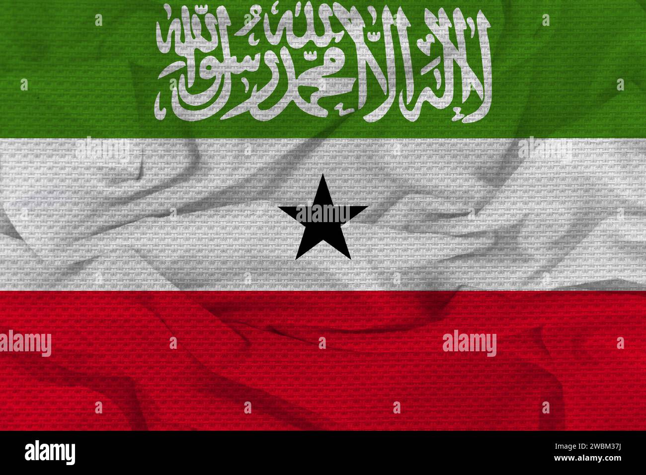 Flag of Somaliland, Fabric flag of Somaliland. Somaliland National Flag ...