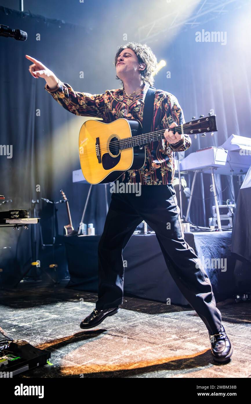 Milan Italy. 10th Jan 2024. The German band GIANT ROOKS performs live ...