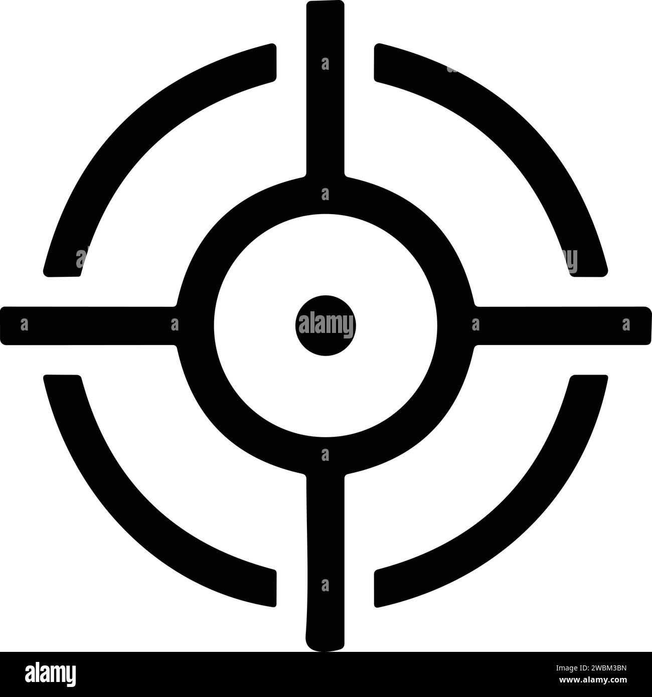 Target and destination. Target and aim, targeting and aiming. Crosshair ...