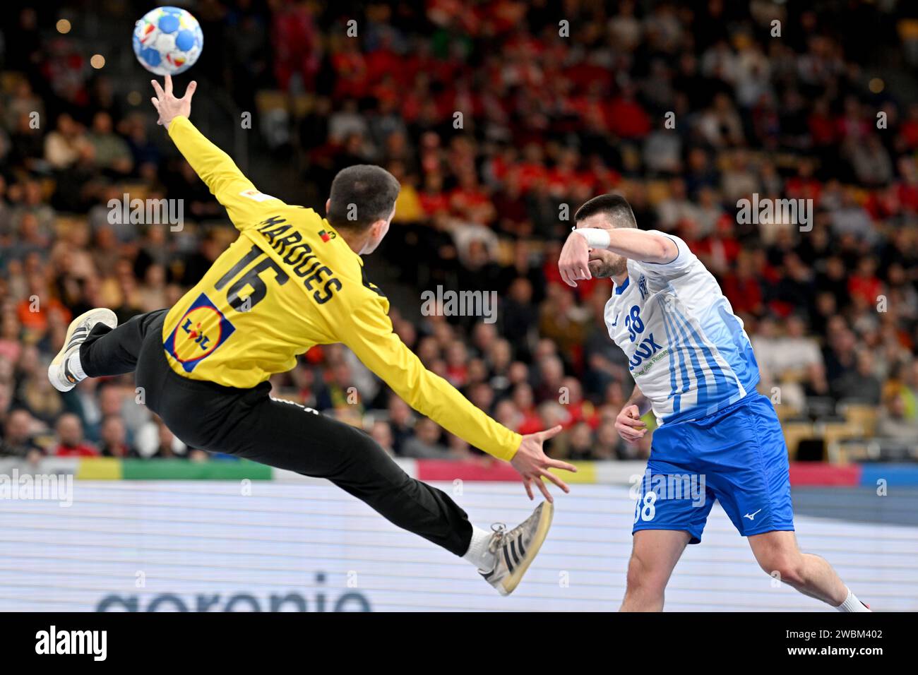 Munich, Germany. 11th Jan, 2024. Handball: European Championship ...